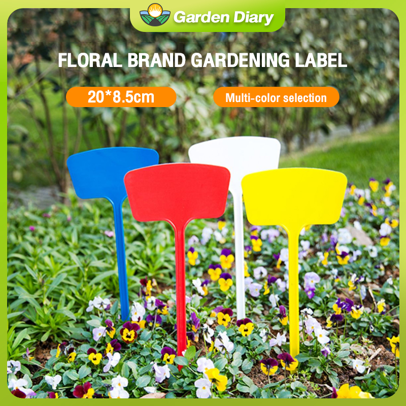 Fan plastic thickened floral tag horticultural label plant label ...