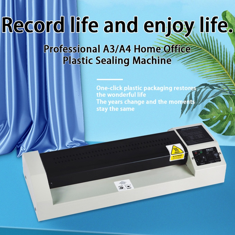 A3/A4 Laminator Machine HOT/COLD/REVERSE 220v Heavy Duty Laminating ...