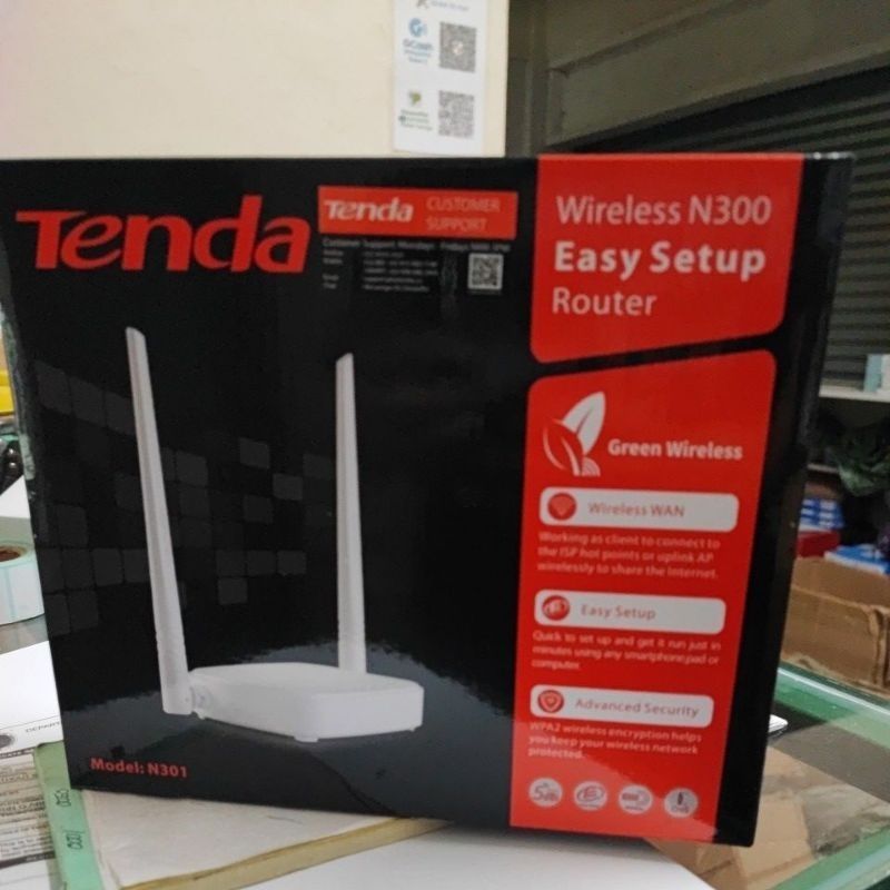 TENDA N301 WIRELESS ROUTER | Shopee Philippines