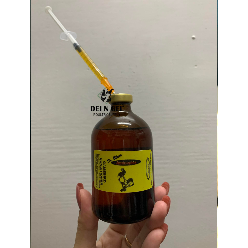 DR. BLUES AMINOPLEX INJECTABLE - YELLOW LIQUID FOR GAMEFOWL - 100ML (1 ...