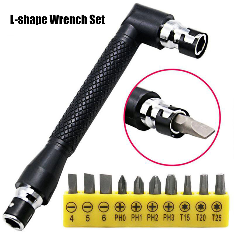 L-shape Wrench Set L-shape Screwdriver Ten Sets Batch Head socket ...