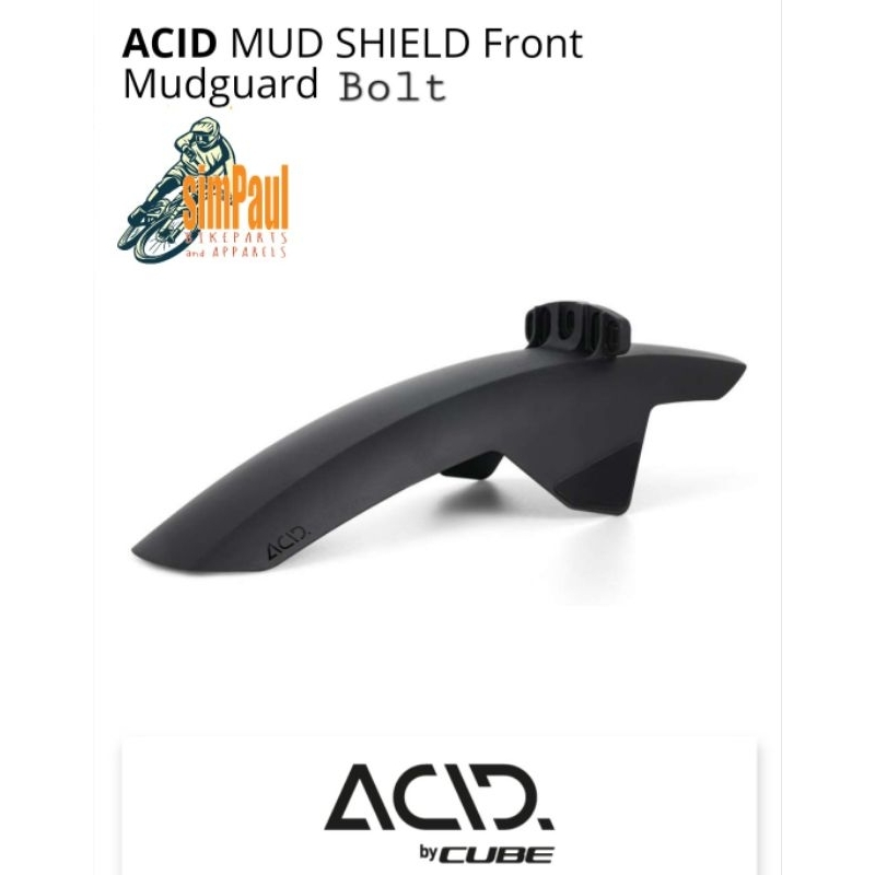 Acid Mudguard Mud Shield Short Front By Cube * Bolt Type MTB | Shopee ...