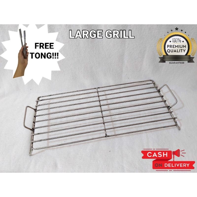 LARGE PARILYA GRILL WITH FREE TONG! (IHAWAN) | Shopee Philippines