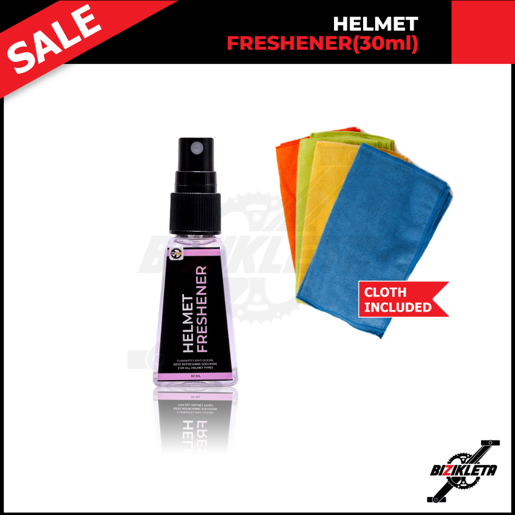 Bike Helmet Freshener Disinfectant Sanitizer 30ml - Bike/MTB/Bicycle ...