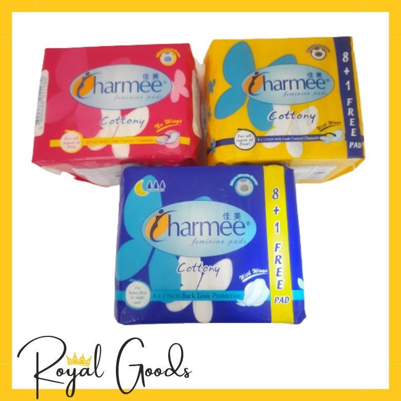 Charmee Napkin (No Wings, Wings, Night Use) | Shopee Philippines