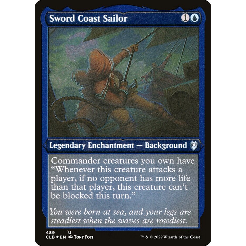 Sword Coast Sailor (Foil Etched) - Commander Legends: Battle for Baldur ...