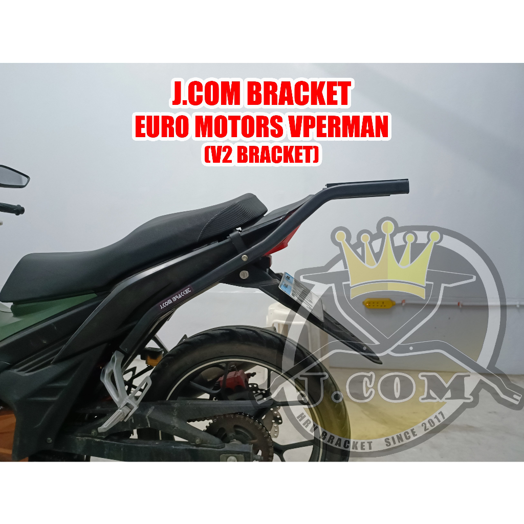 EURO MOTORS VPERMAN (V2 BRACKET) HEAVY DUTY TOP BOX BRACKET by J.COM ...