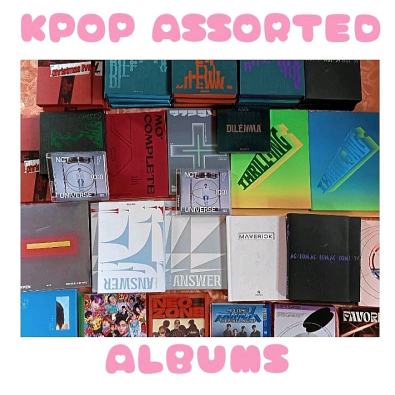 [ONHAND] BTS NCT EXO TXT SKZ BLACKPINK SVT TREASURE ITZY ASSORTED KPOP ...