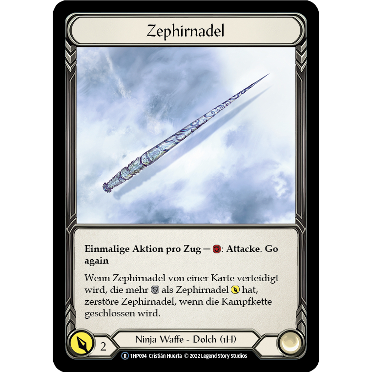 Zephyr Needle (HISTORY PACK 1 BLACK LABEL - FLESH AND BLOOD TCG ...