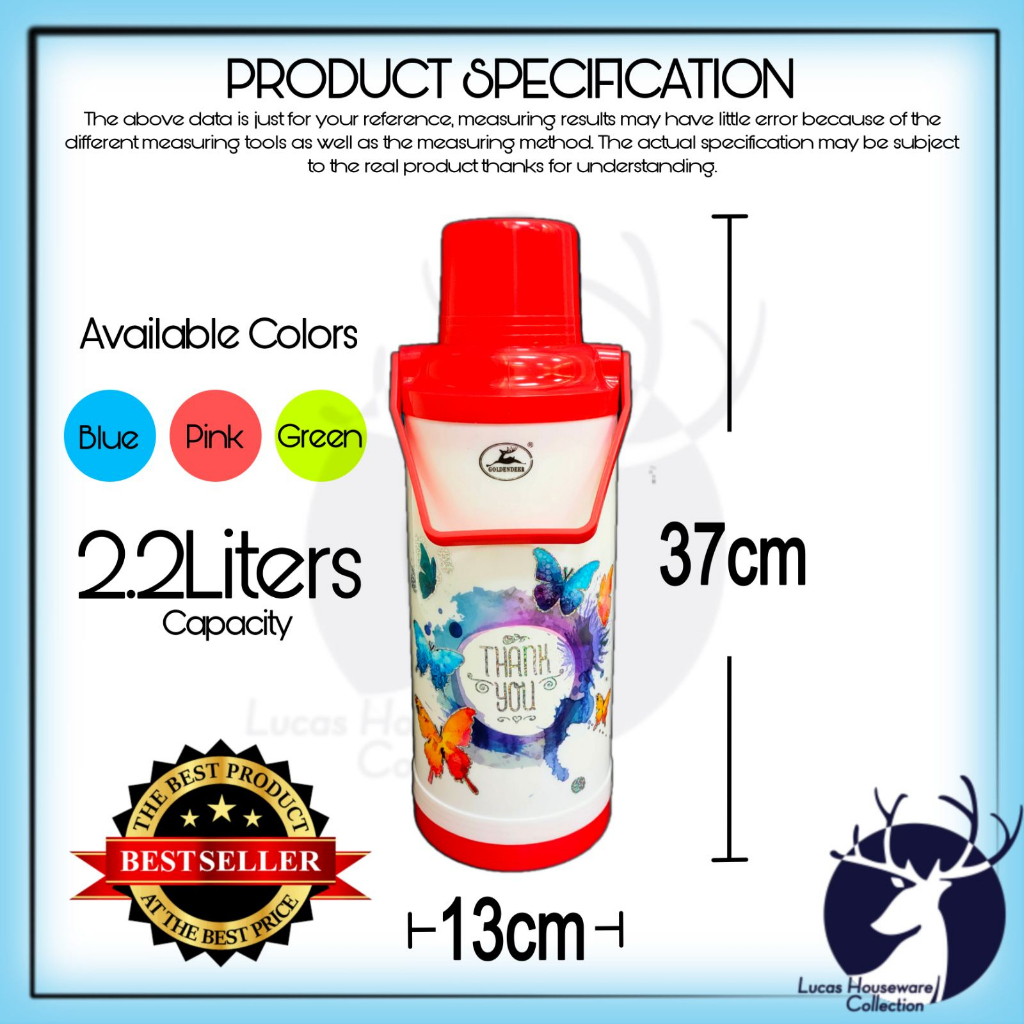 PLASTIC THERMOS / METAL THERMOS 2.2L TO 3.2L / THERMOS VACUUM FLASK ...