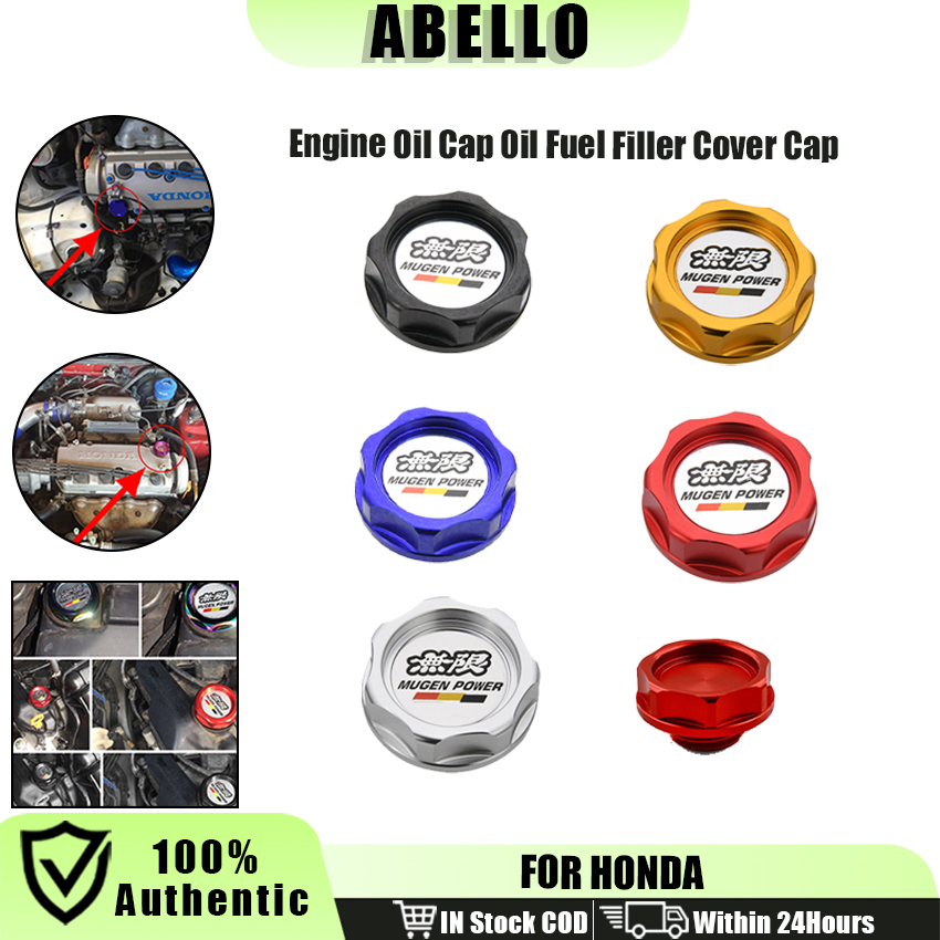 Mugen Aluminum Racing Honda Engine Oil Filler Cap Cover with MUGEN ...