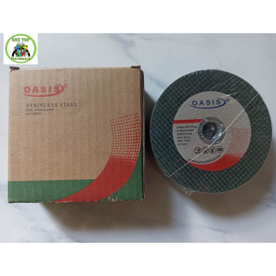 OASIS Cutting Disc 4" (Per Box) | Shopee Philippines