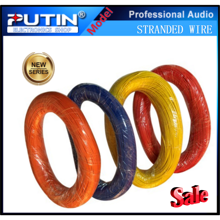 The (Stranded Wire) 1 ROLL/100 meters Gauge Silicone Stranded Wire ...