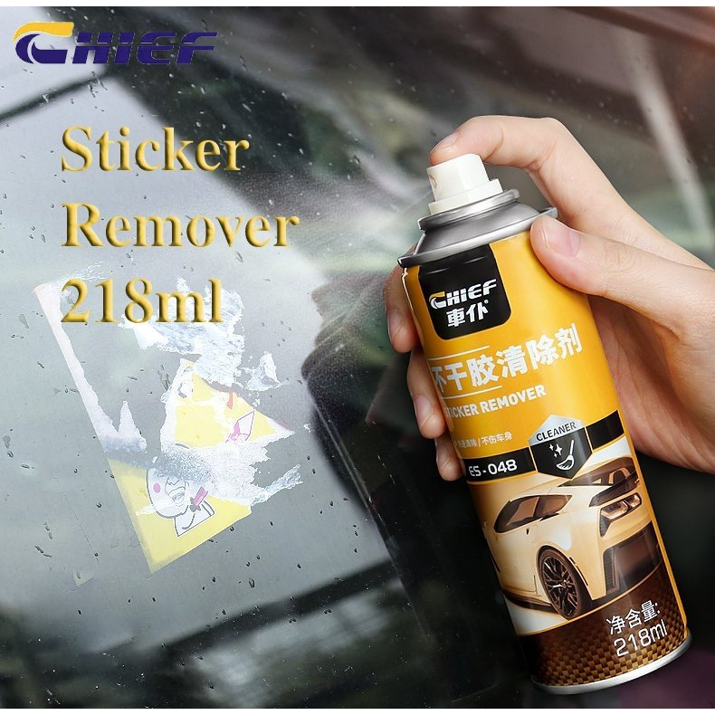 Chief Sticker Remover Spray Removes Adhesive Residue Stains on Home ...