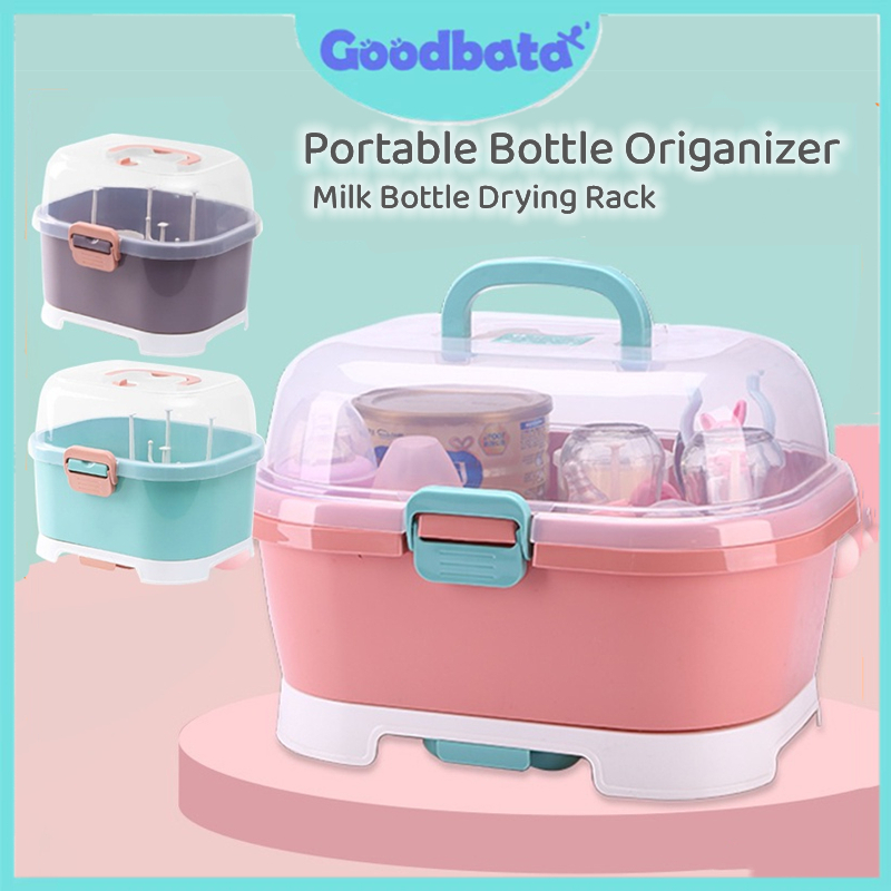 Goodbata Baby Feeding Bottle Storage Box Dustproof Tableware Cupboards ...