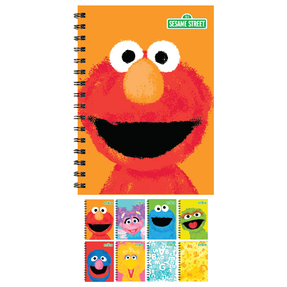 Stradmore Sesame Street Chalk Spiral Notebook (Assorted Only) | Shopee ...