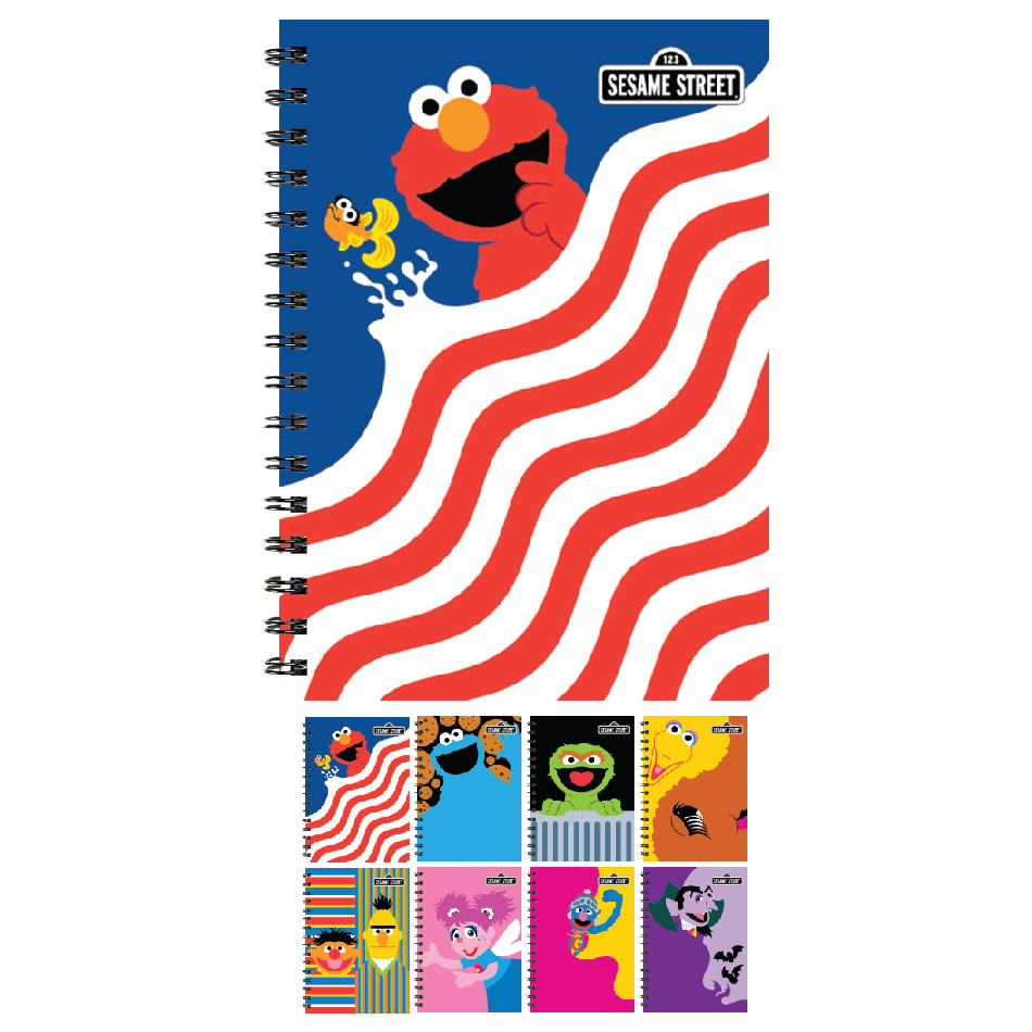 Stradmore Sesame Street Character Spiral Notebook (Assorted Only ...