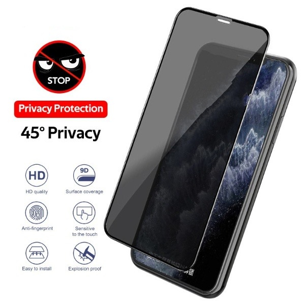 Full Tempered Glass Privacy Anti-Spy Samsung A11 A12 A13 A14 A23 A24 A51 A52 A54 A34 A73 A53 A71 ...