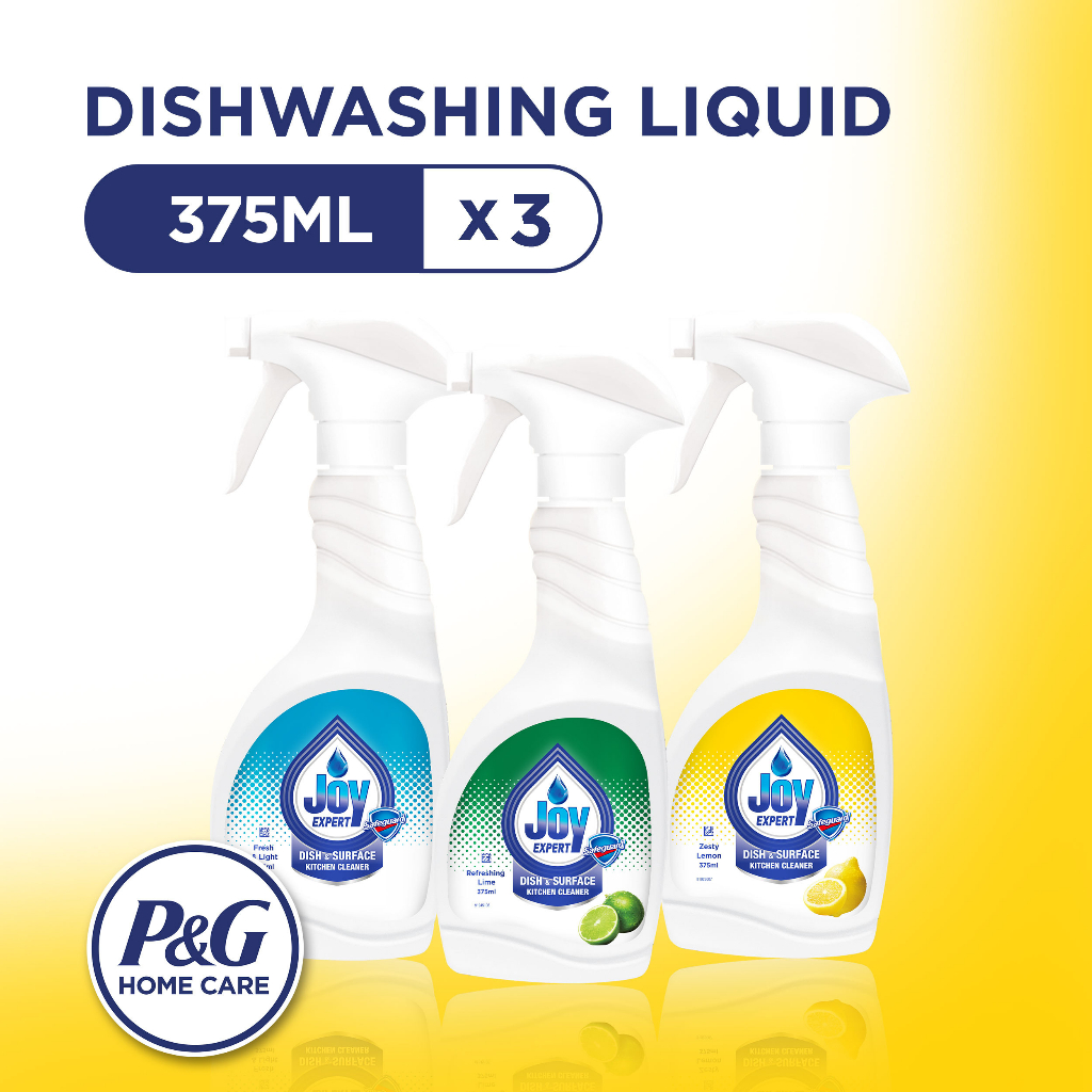 Joy Dishwashing Liquid Refreshing Lime Zesty Lemon Fresh & Light Bundle ...