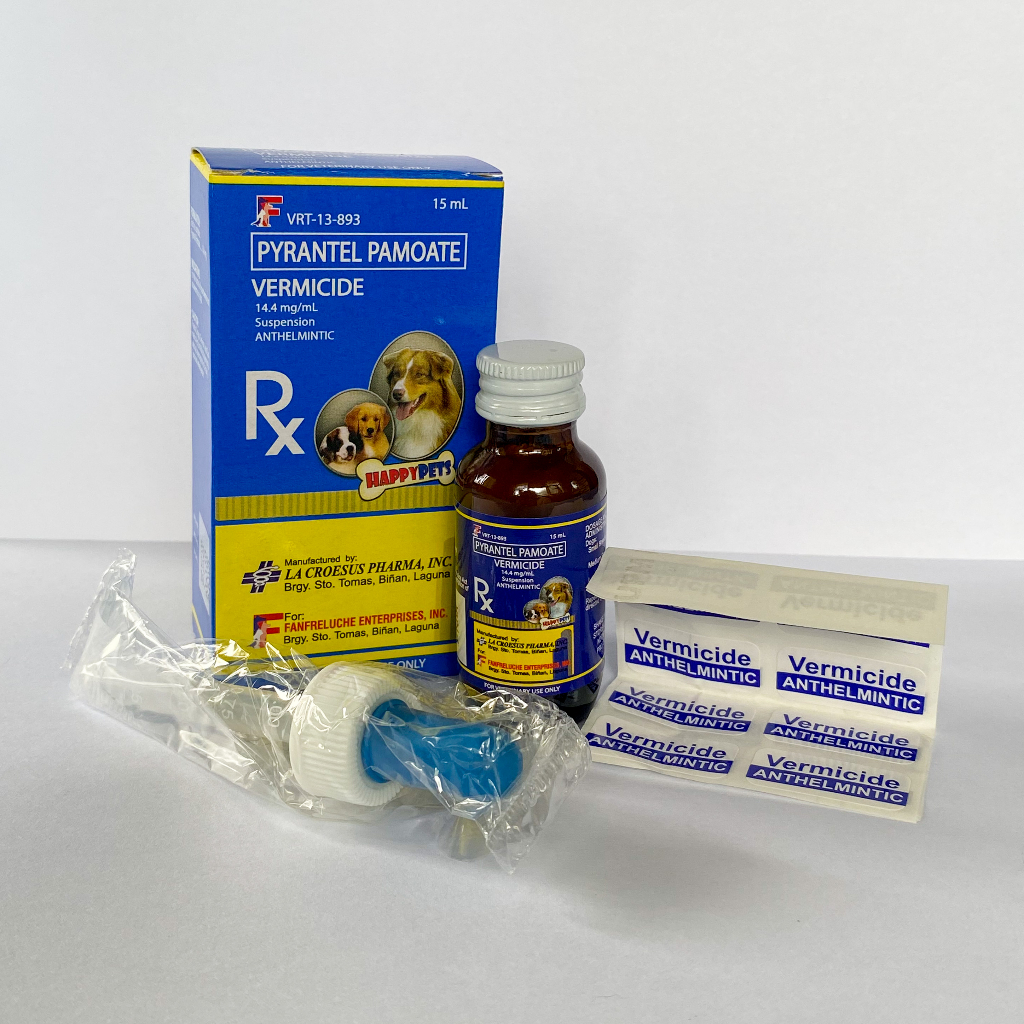 Vermicide Dewormer Oral Suspension for Dogs | Shopee Philippines