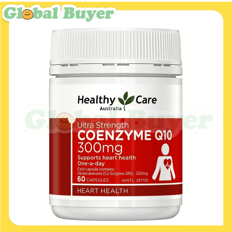 Healthy Care Ultra Strength Coenzyme Q10 300mg 60 Capsules | Shopee ...