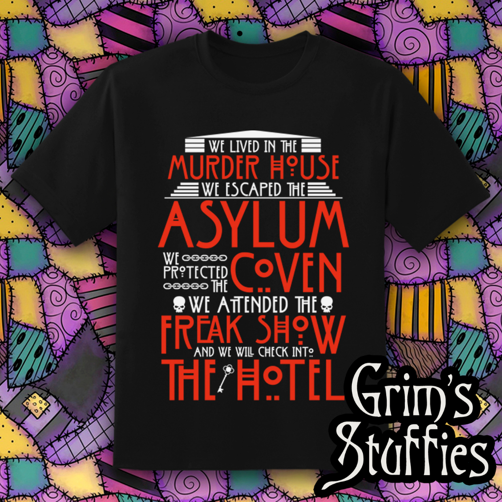American Horror Story shirt + AHS, Ryan Murphy, Evan Peters ahs01 ...