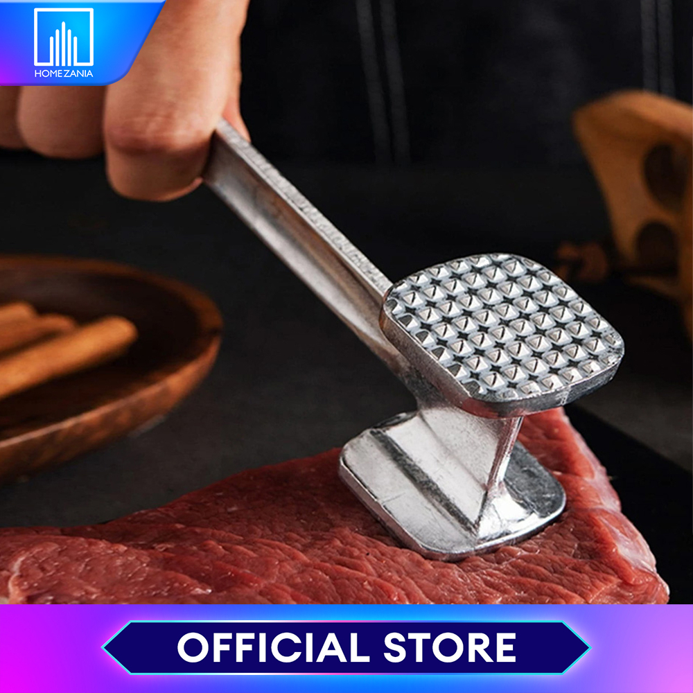 Home Zania Steel Meat Tenderizer Steak Mallet Hammer Kitchen Tool For
