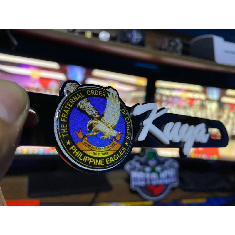 mc badge plate kuya eagles | Shopee Philippines