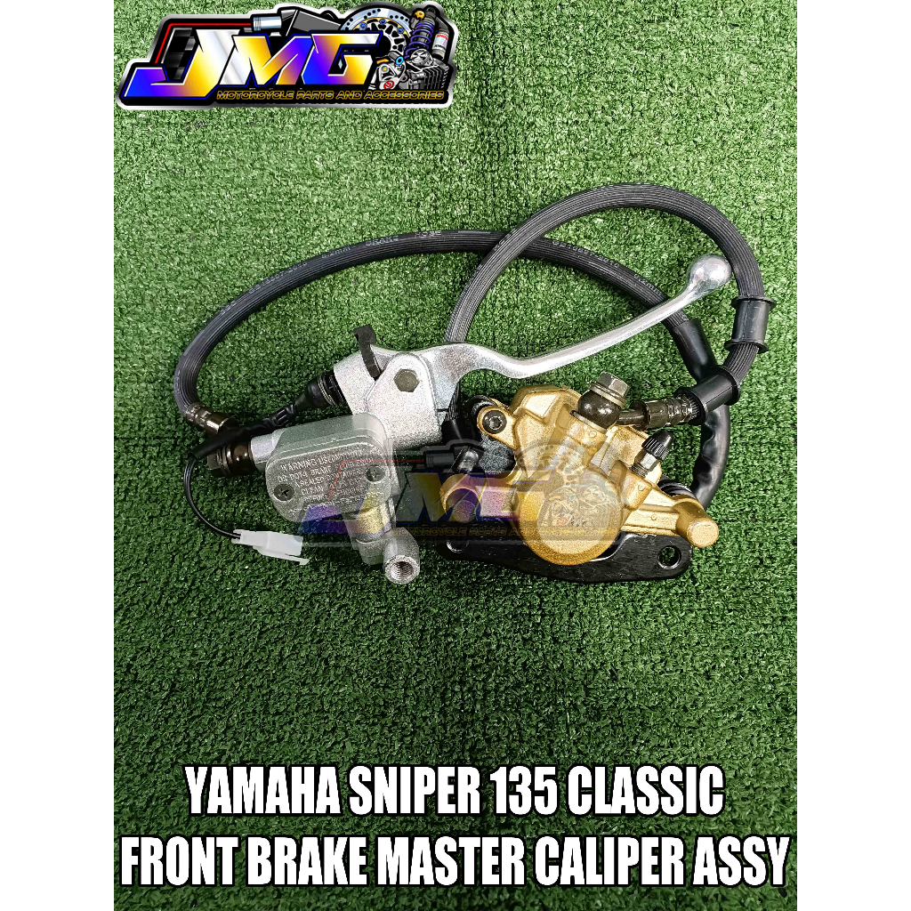 TTGR YAMAHA SNIPER 135 CLASSIC FRONT GOLD CALIPER W/BRAKE MASTER ...