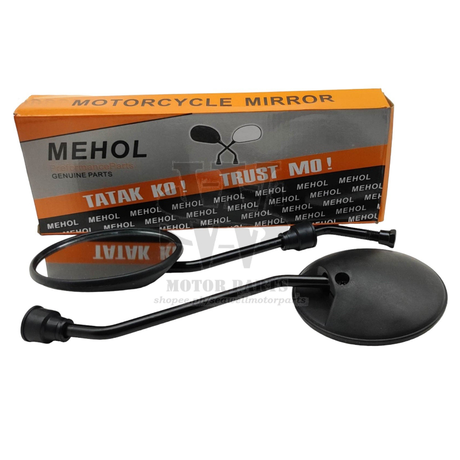 MOTORCYCLE PARTS ACCESSORIES TMX ROUND SIDE MIRROR 8MM | Shopee Philippines