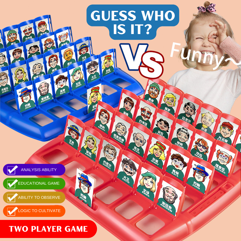 [48+48 Cards]Who Is It Board Game Memory Training Parent-Child ...