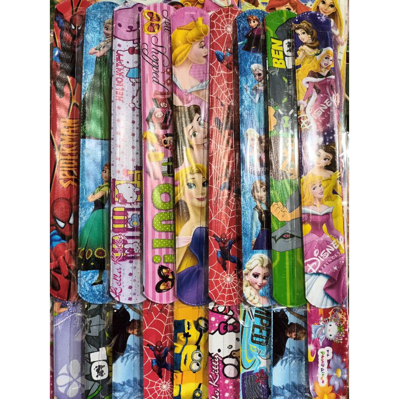 Ruler Bracelet Character 20 pcs per pad Toys pabitin lootbag | Shopee ...