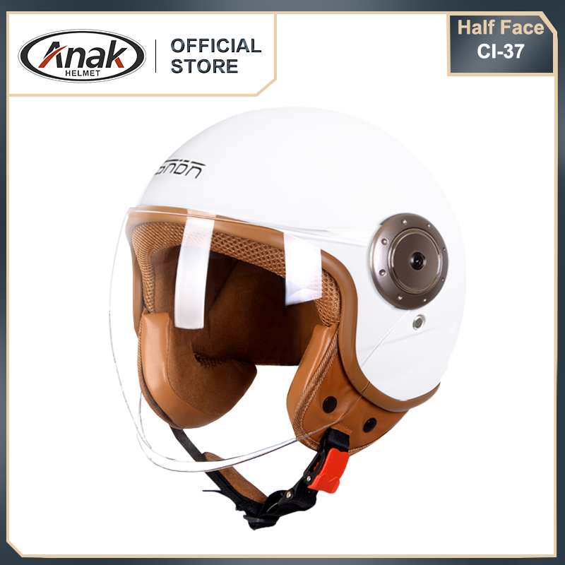 Anak CI-37 ICC Original Half Face Classic Vintage Helmet Motorcycle for ...