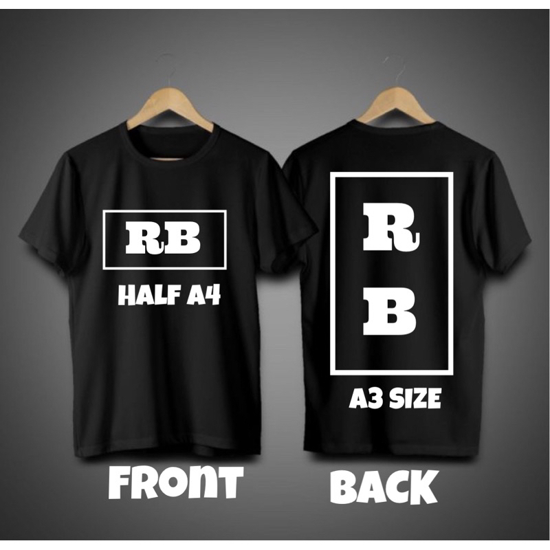 COD Customized / Personalized TShirt Printing DTF PRINT (DIRECT TO FILM ...