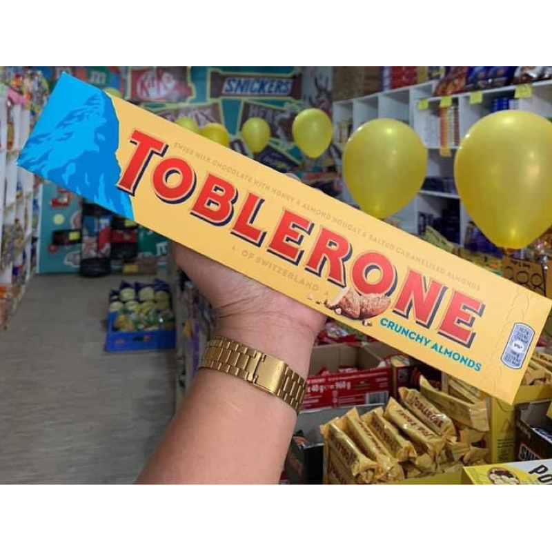 Toblerone Milk / White Milk / Dark/ Almond Chocolare 360g | Shopee ...