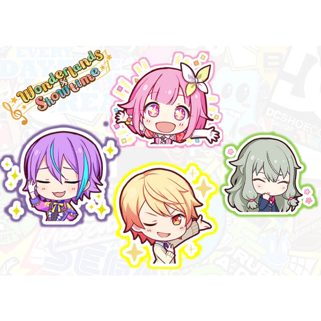 Project Sekai Sticker - Wonderland x Showtime Stamp (No Text) | Shopee ...