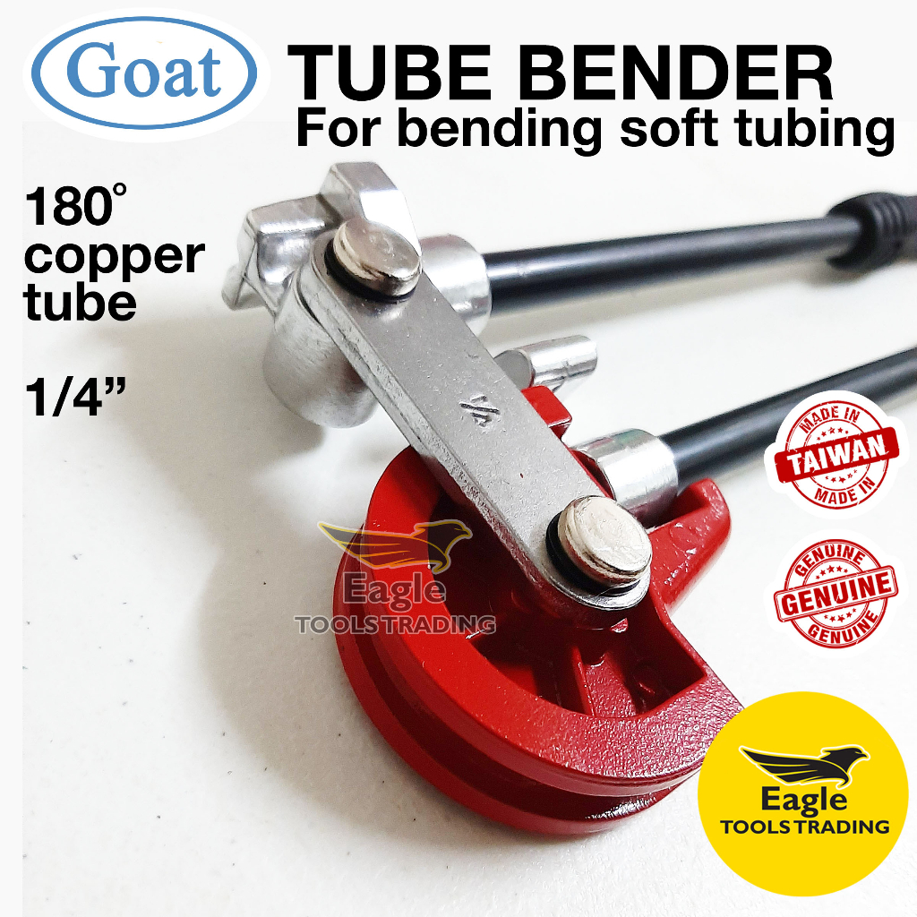 Goat Tube Bender 1/4 inch (6.35mm) Pipe Tubing Bender 180 Degree Tube ...