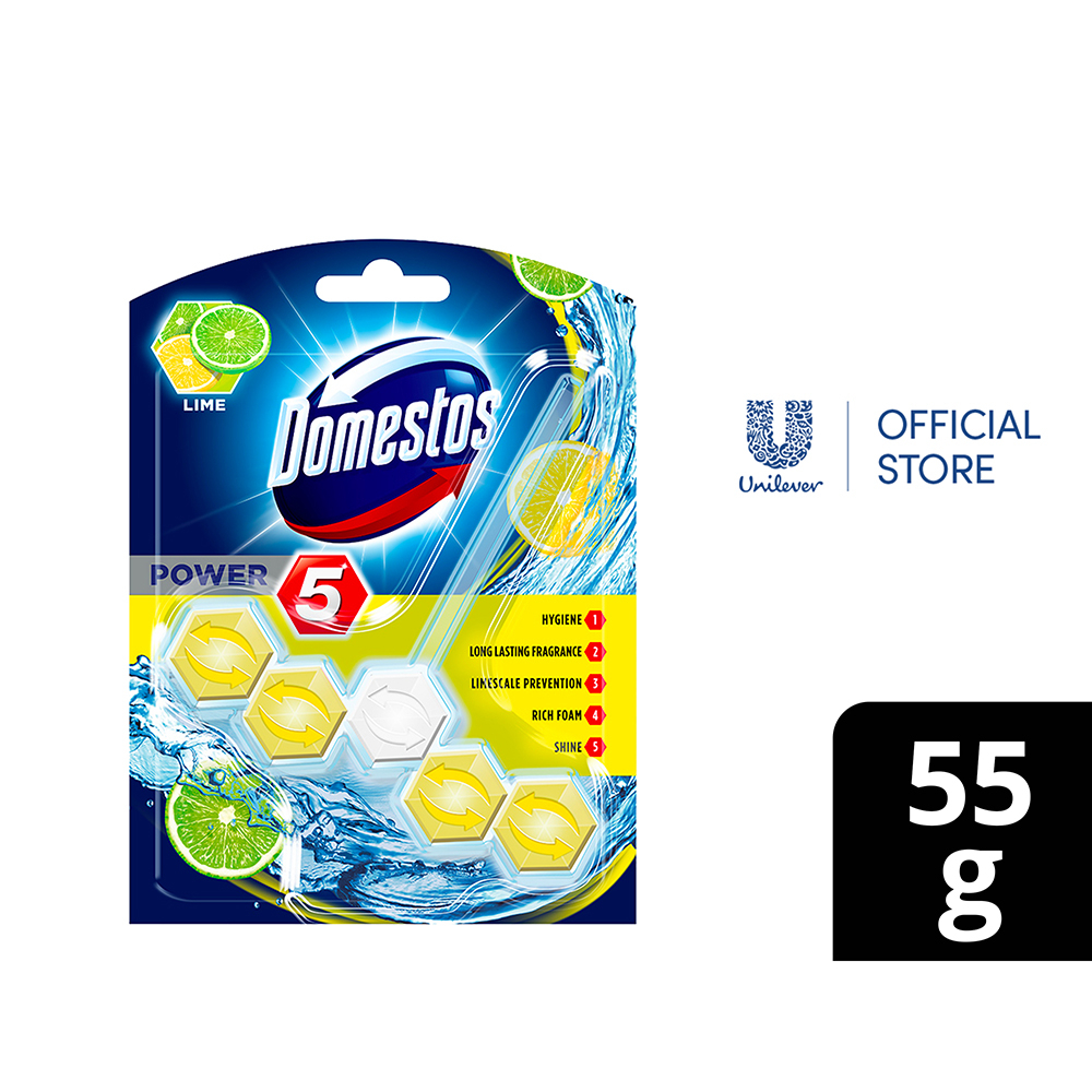 Domestos Rimblock Power 5 Lime 55g | Shopee Philippines