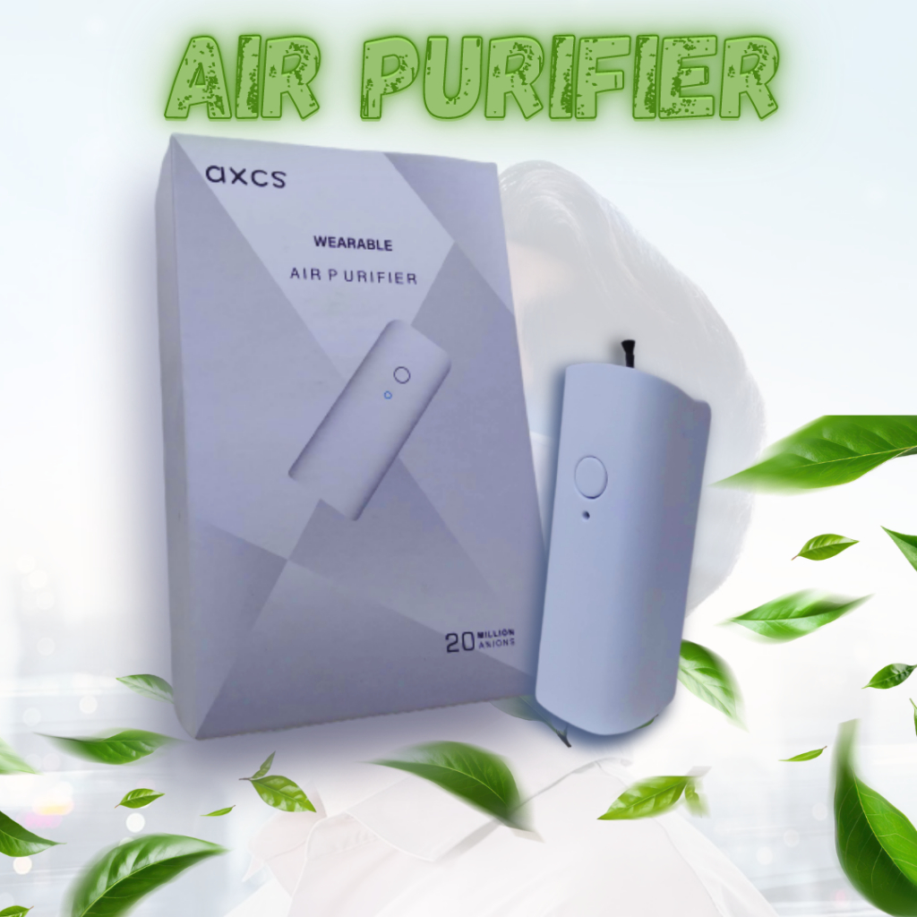 AXCS Wearable Air Purifier 20 Million Anions GL-158 1W Micro USB ( GPM ...