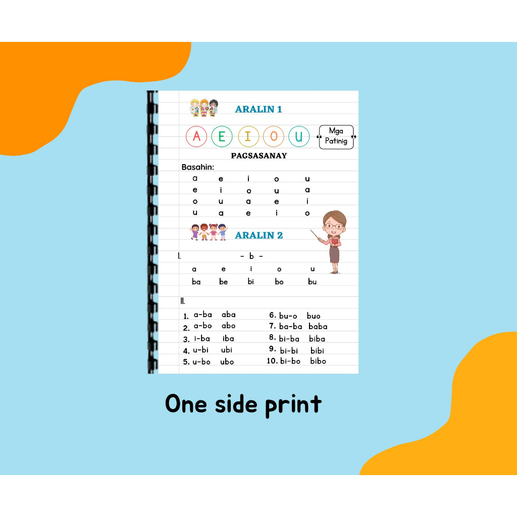 ABAKADA Workbook For Kids Tagalog/Filipino ( Pangunahing Hakbang sa ...