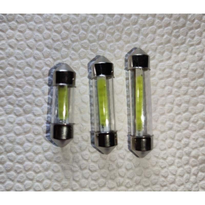 1pc C5W COB Glass Lens Light Bulb 12v (LED Peanut Bulb) | Shopee ...