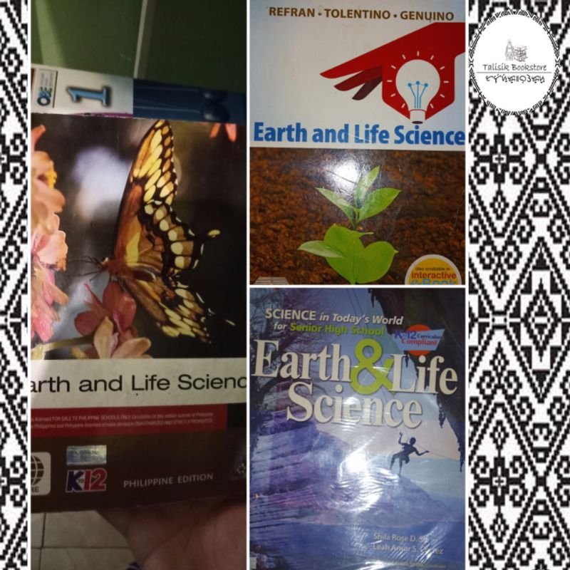 Original Earth and Life Science Books Senior High/SHS (Humss, stem, abm ...
