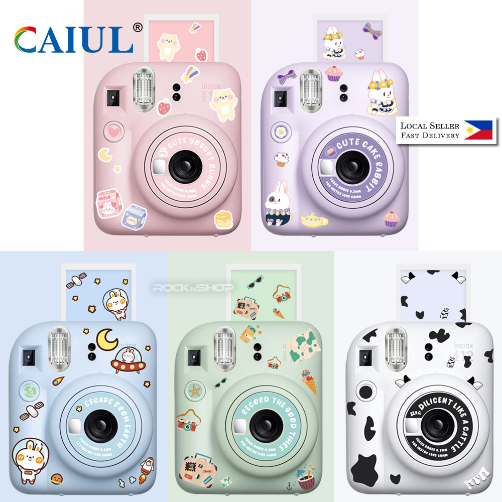 CAIUL DIY Cute Camera Body Sticker For Instax Mini 12 | Shopee Philippines