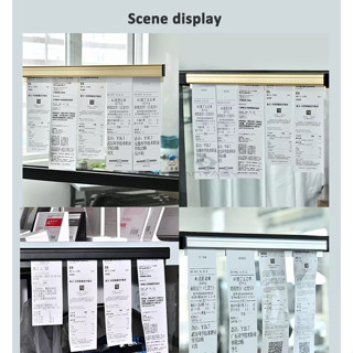 Premium Aluminum Kitchen Menu Clip Holder Receipt Clip No Punching ...