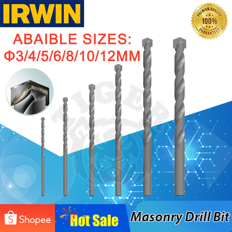 Masonry Drill Bit for Concrete Rotary Percussion - Straight Shank 3mm ...