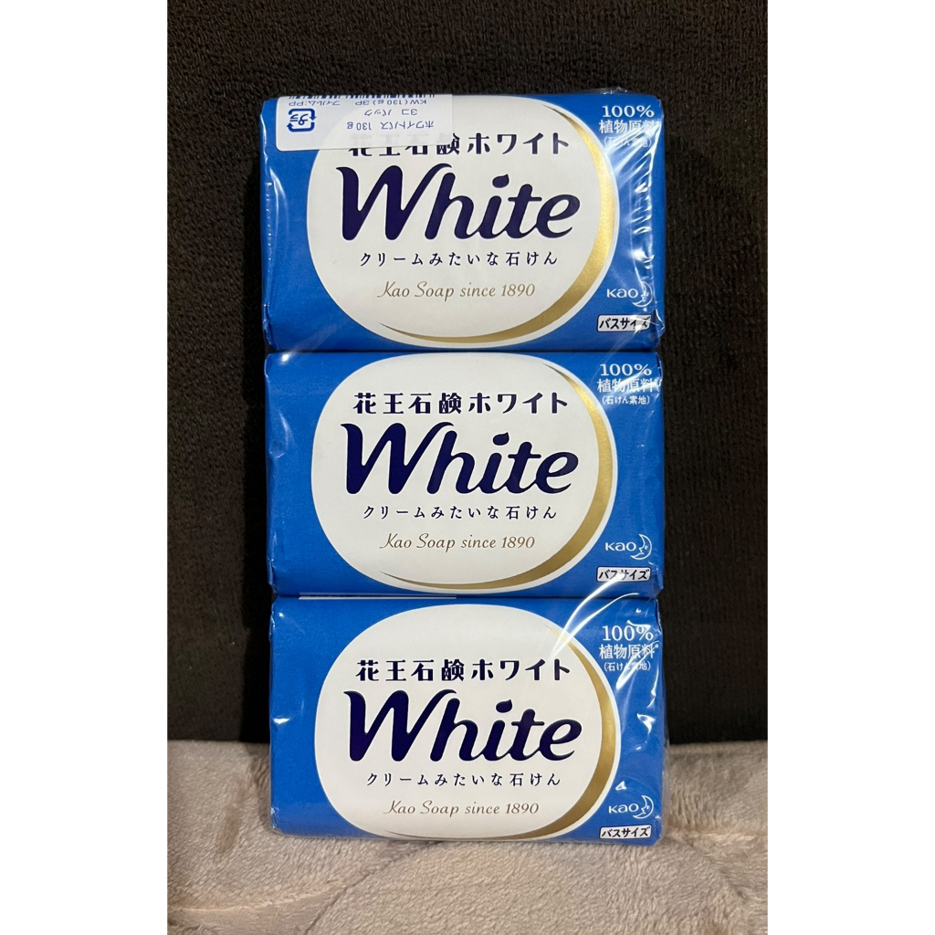 KAO SOAP WHITE, Elegant Floral Scent, with Moisturizing and Squalane ...