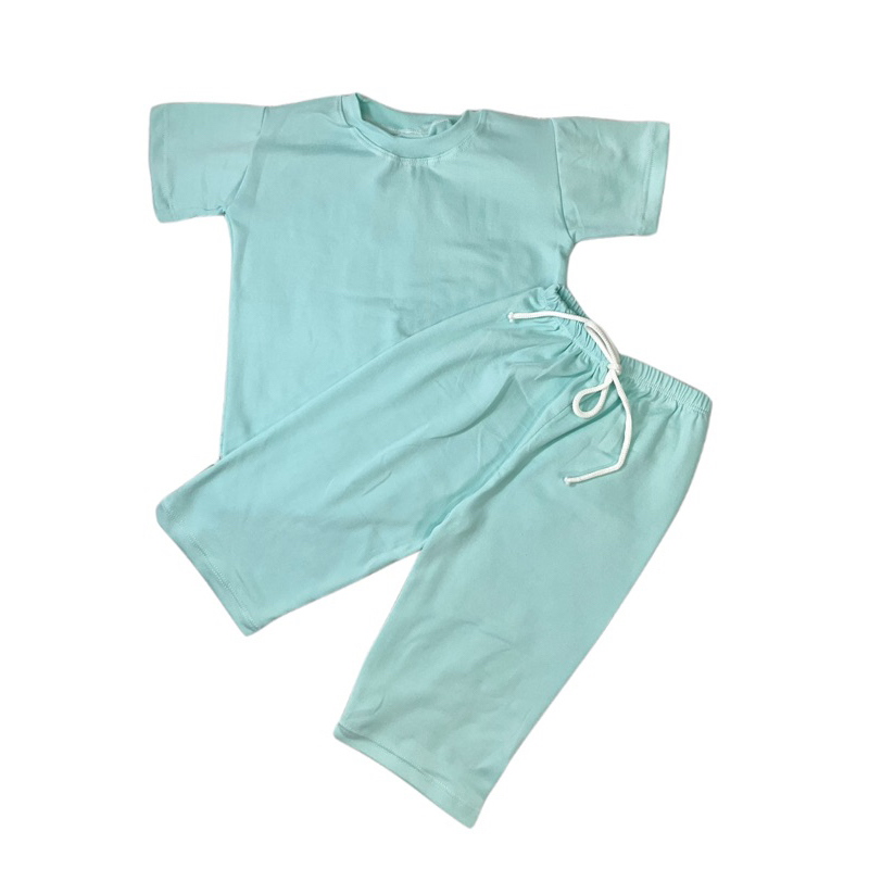 Unisex Kids Plain Terno Tshirt Pajama / Minimalist Sleepwear / Basic ...