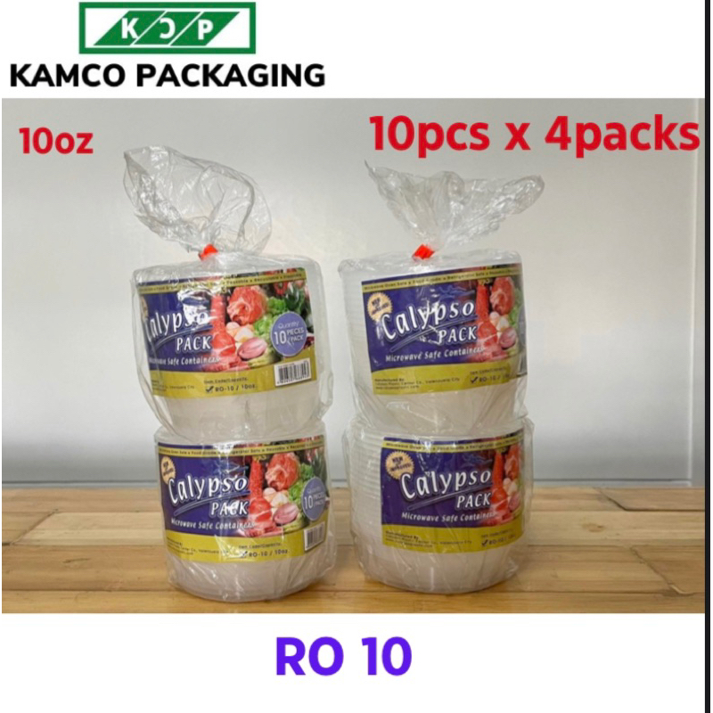 RO10 Microwavable Container- 4PACKS x 10pcs | Shopee Philippines
