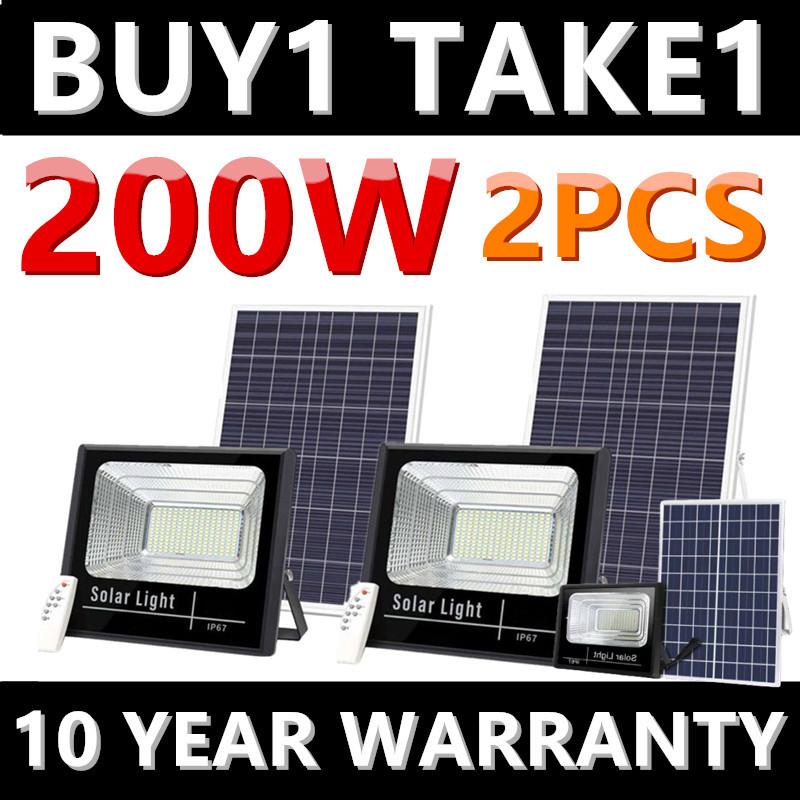Buy 1 take 1 Solar Light Outdoor LED Light Solar Flood Light Waterproof Street Lamp Flood Light ...