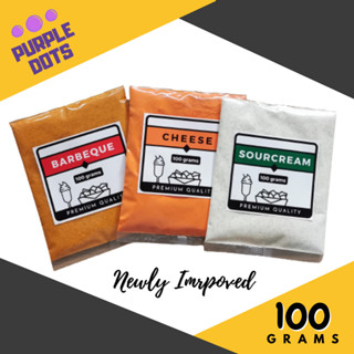 Potato Fries Powder Flavors 100g - Cheese Barbeque BBQ Sour Cream ...